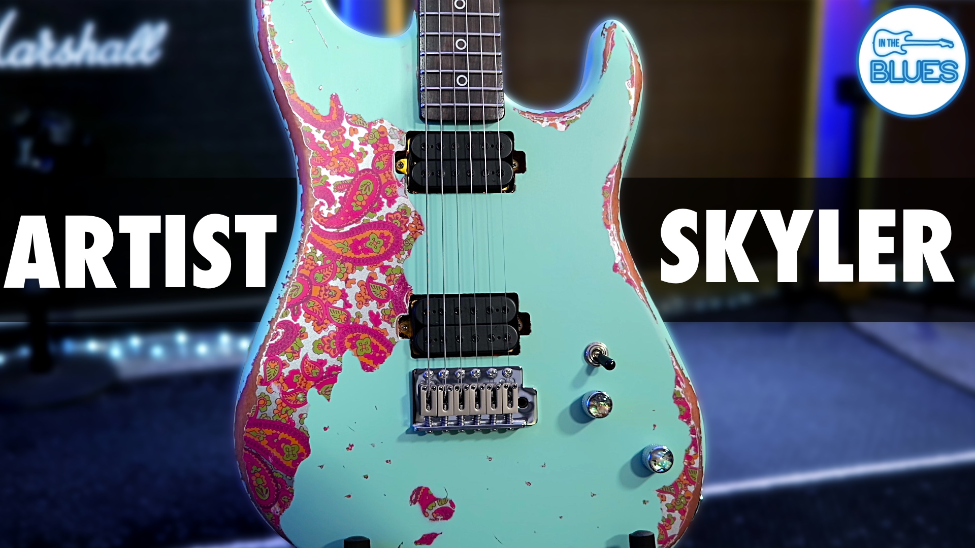 Artist Guitars Skyler Electric Guitar Review Video – intheblues Guitar ...